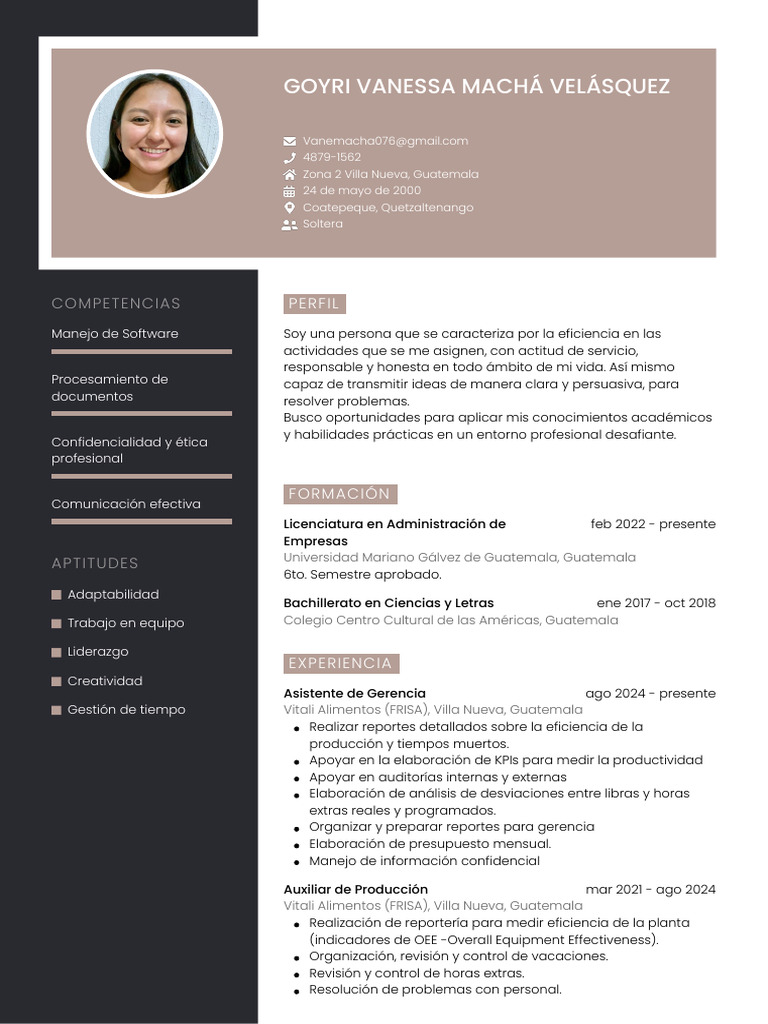 CV-Goyri Macha | PDF | Guatemala