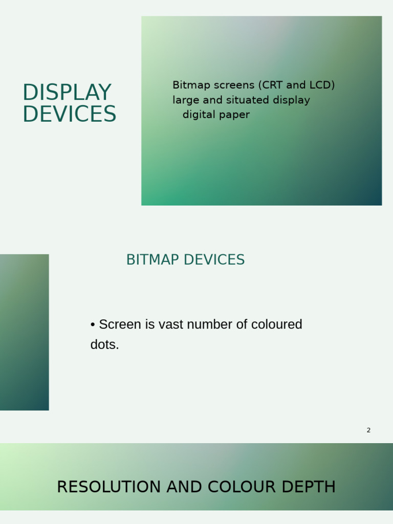Green Gradient Monotone Minimalist Presentation Template | PDF ...