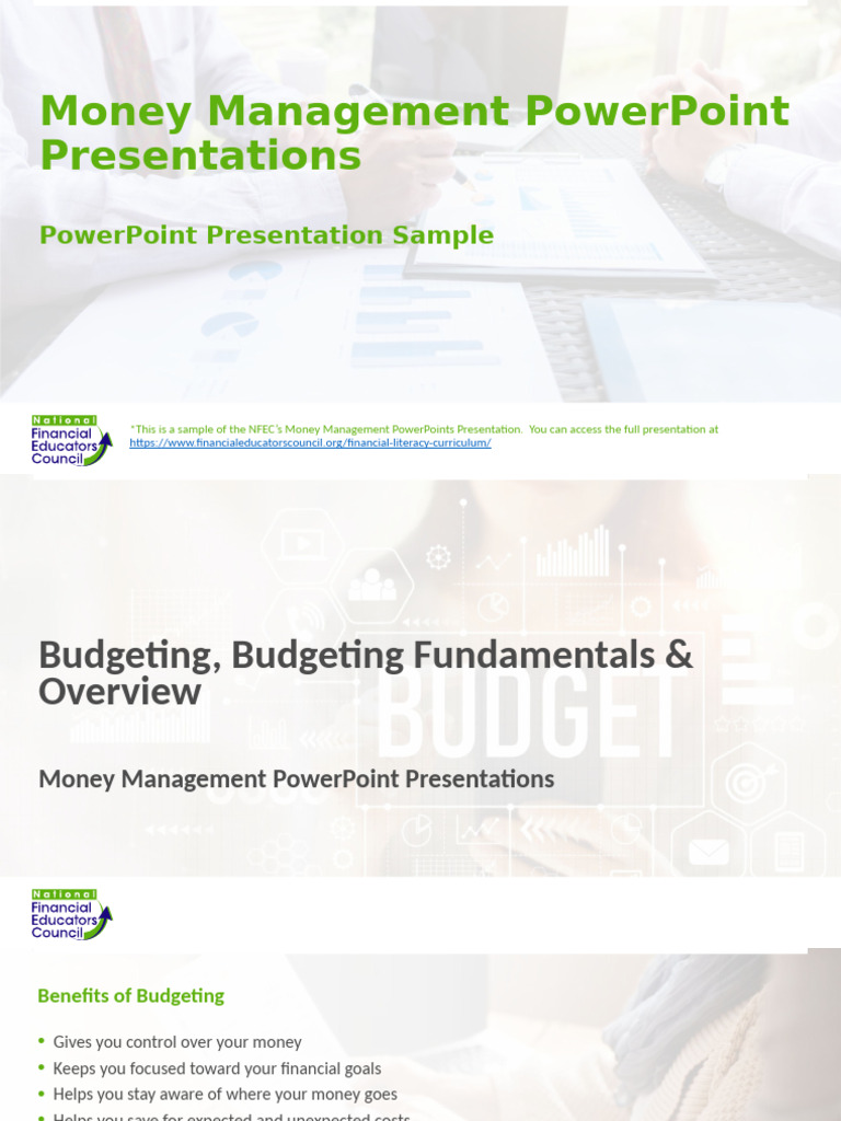 Money Management | PDF | Budget | Expense