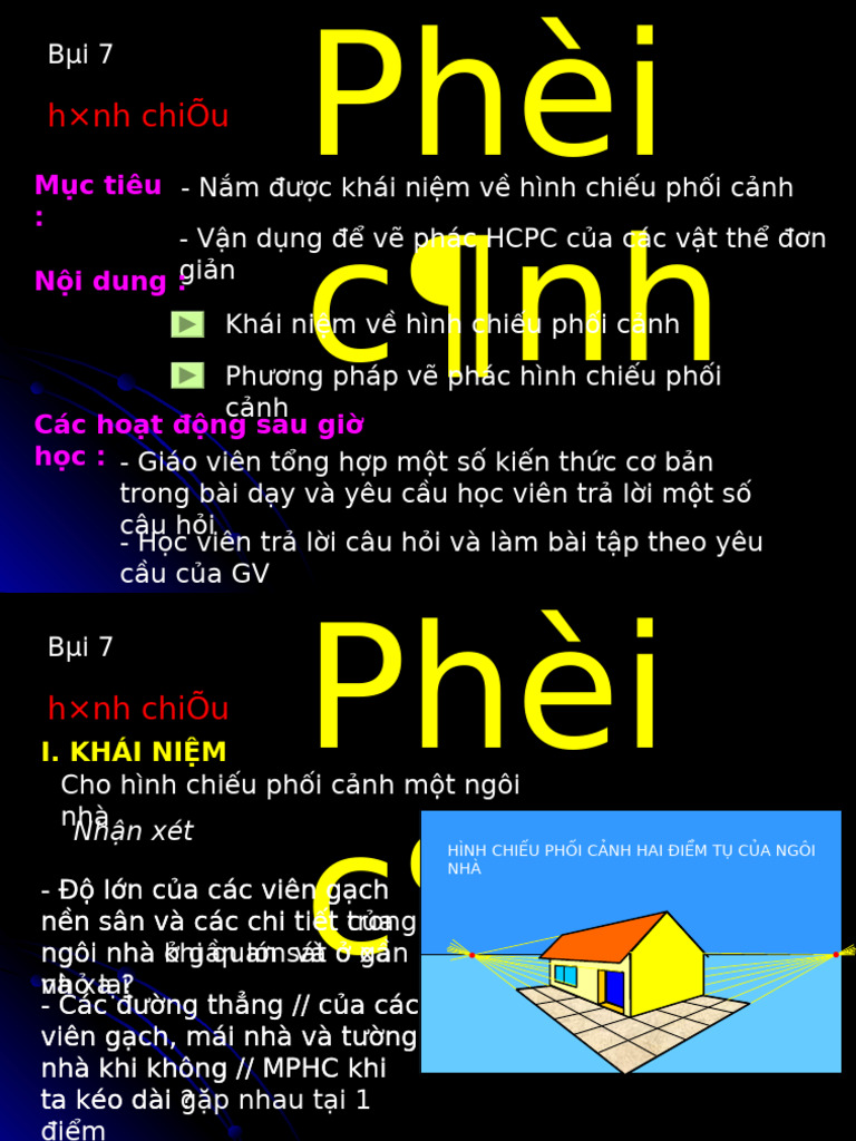 Hinh Chieu Phoi Canh | PDF
