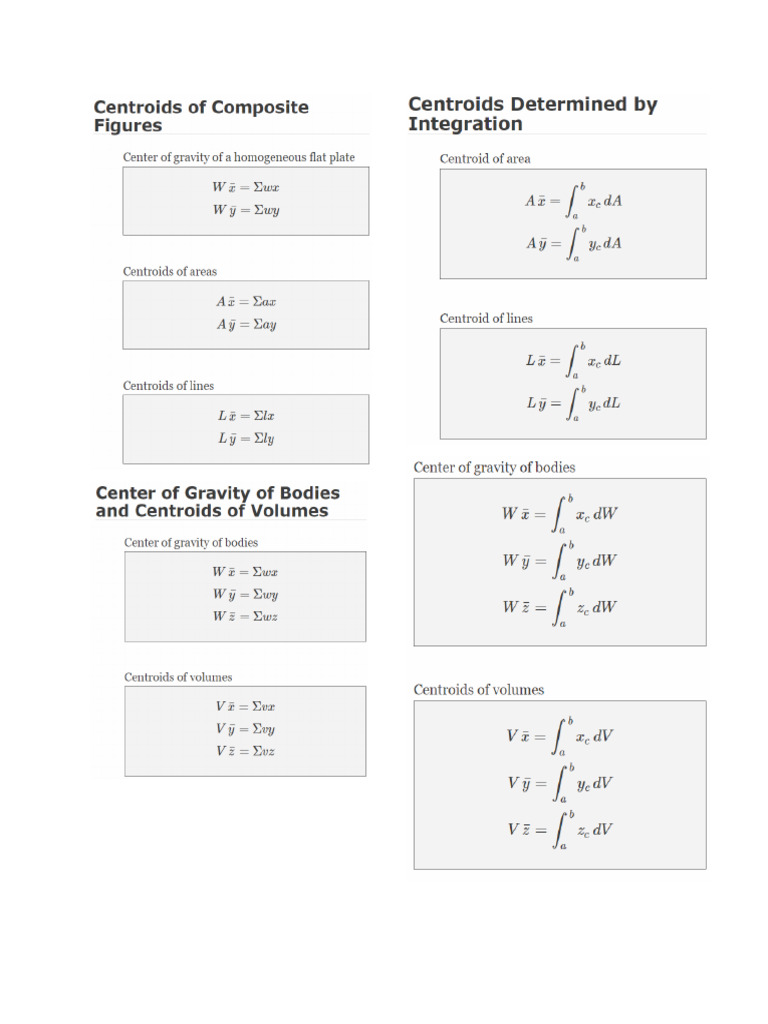CHAPTER-7-CENTROIDS-AND-CENTER-OF-GRAVITY | PDF