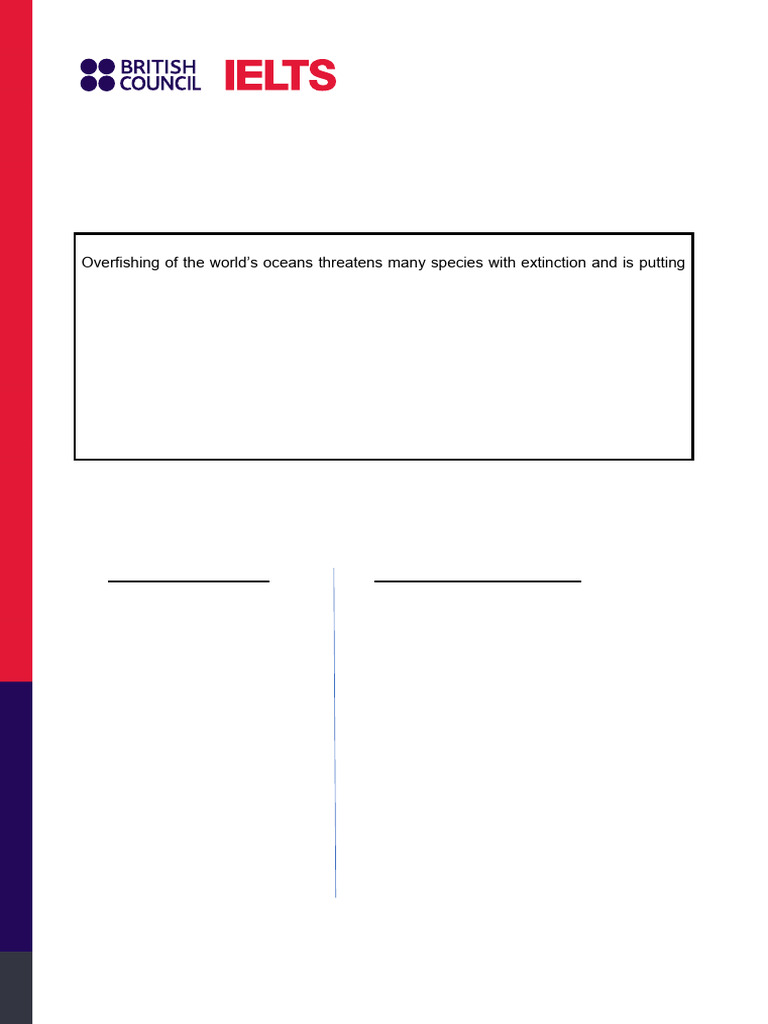 Writing Task 2 Problems and Solutions | PDF | Overfishing | International English Language ...
