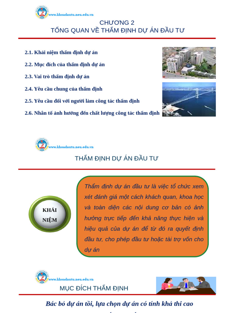 Chương 2 - Tham Dinh Du An - SV | PDF