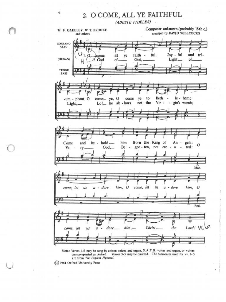 Carol Sing - Choir Parts | PDF
