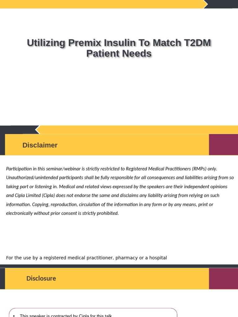 Utilizing Premix Insulin To Match T2DM Patient Needs | PDF | Diabetes ...