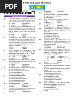Scan 9th Cbse Numericals Force and Laws of Motion (Answers) | PDF