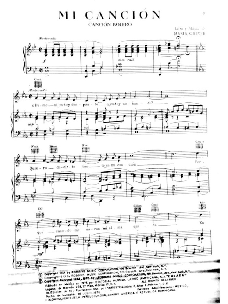 Mi Cancion | PDF