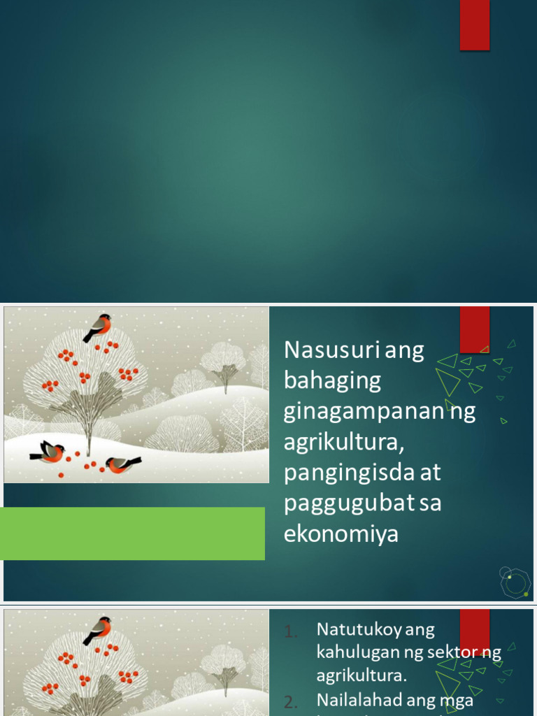 G9 AP Q4 Week 3 Agrikultura | PDF