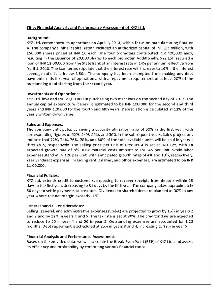 Basic Financial Statements | PDF | Debt | Interest