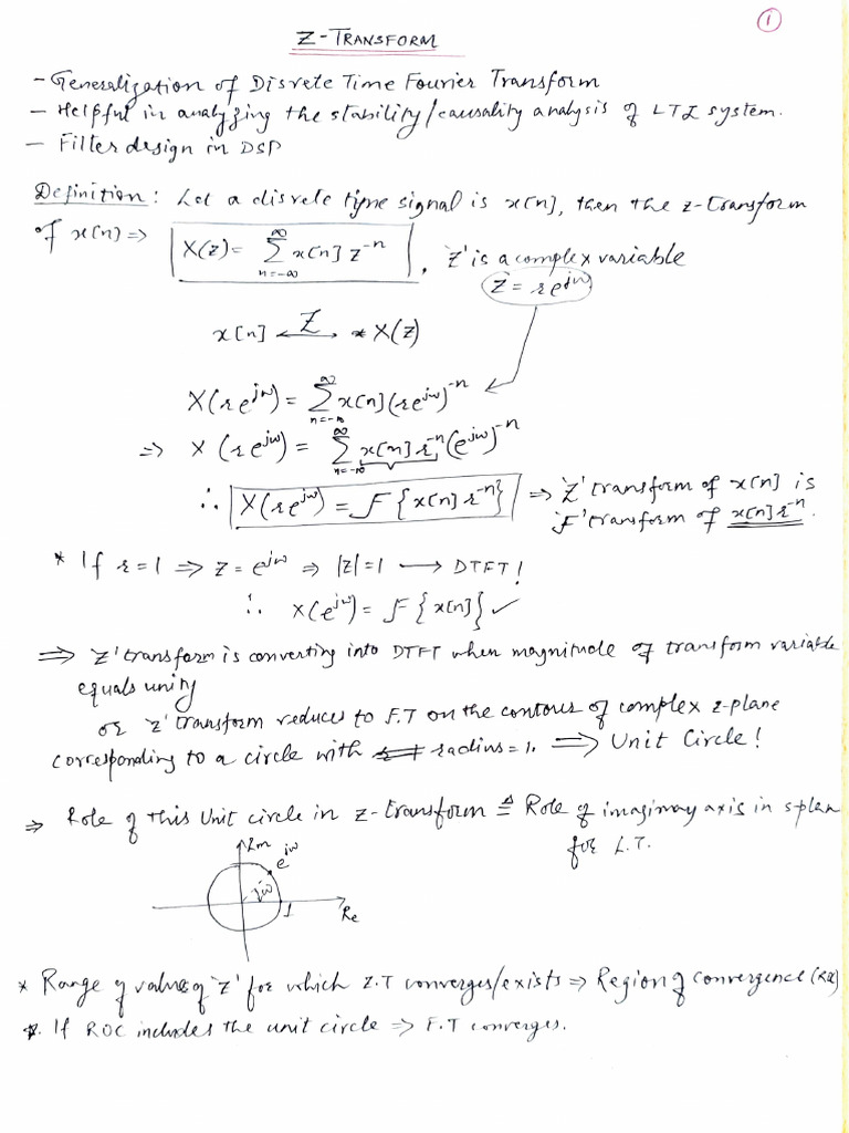 Z Transform | PDF