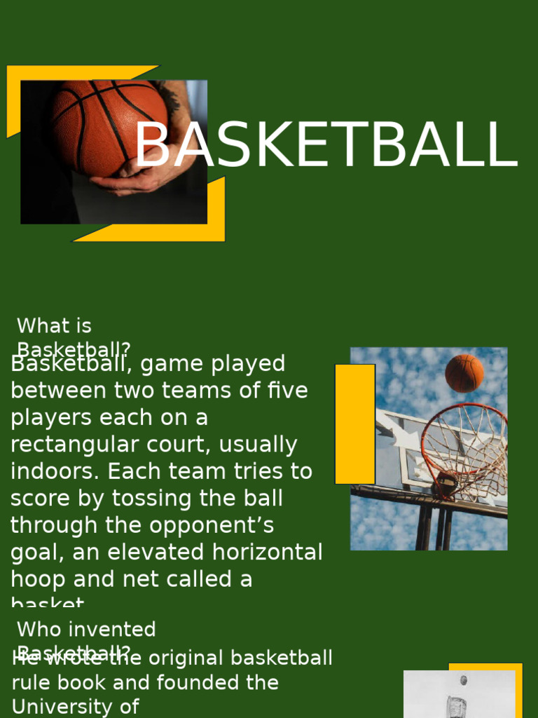 Lesson-1 Basketball | PDF | Team Sports | Indoor Sports