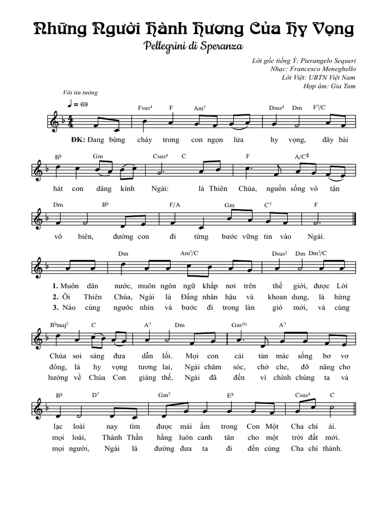 Những Người Hành Hương Của Hy Vọng (1 Bè) | PDF