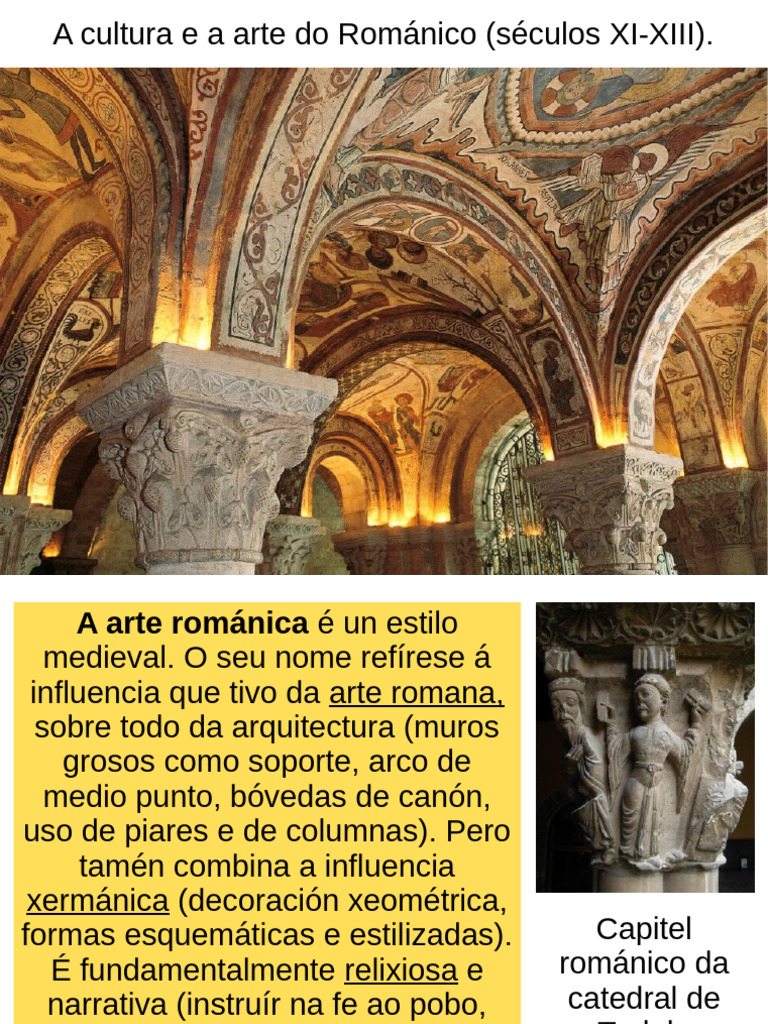05 a Cultura e a Arte Do Romanico | PDF