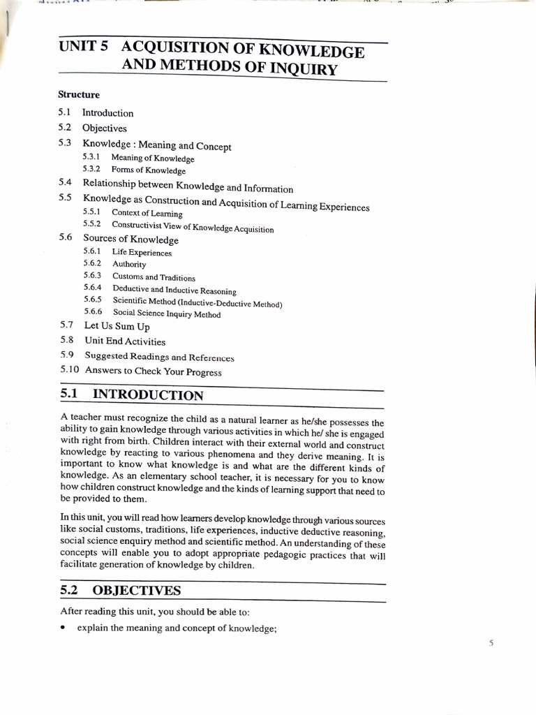 Sources of Knowledge | PDF | A Priori And A Posteriori | Knowledge