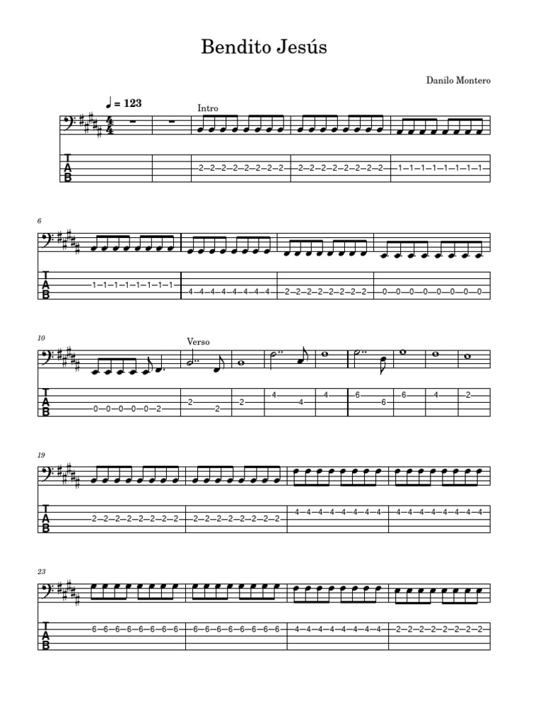 Bendito Jesús | PDF