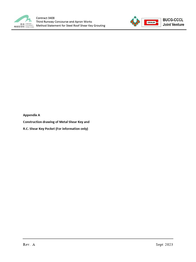 Contract 3408 Third Runway Concourse and Apron Works Method Statement ...