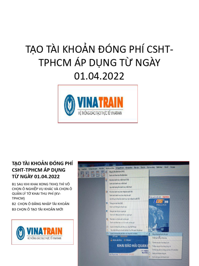 T o Tài Kho N Đóng Phí CSHT-TPHCM Áp D NG | PDF