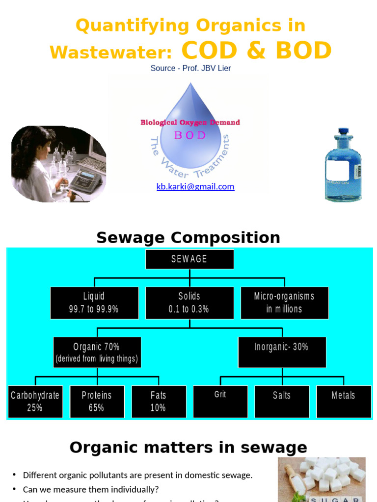 Measuring COD and BOD in Wastewater | PDF | Sewage Treatment | Total ...