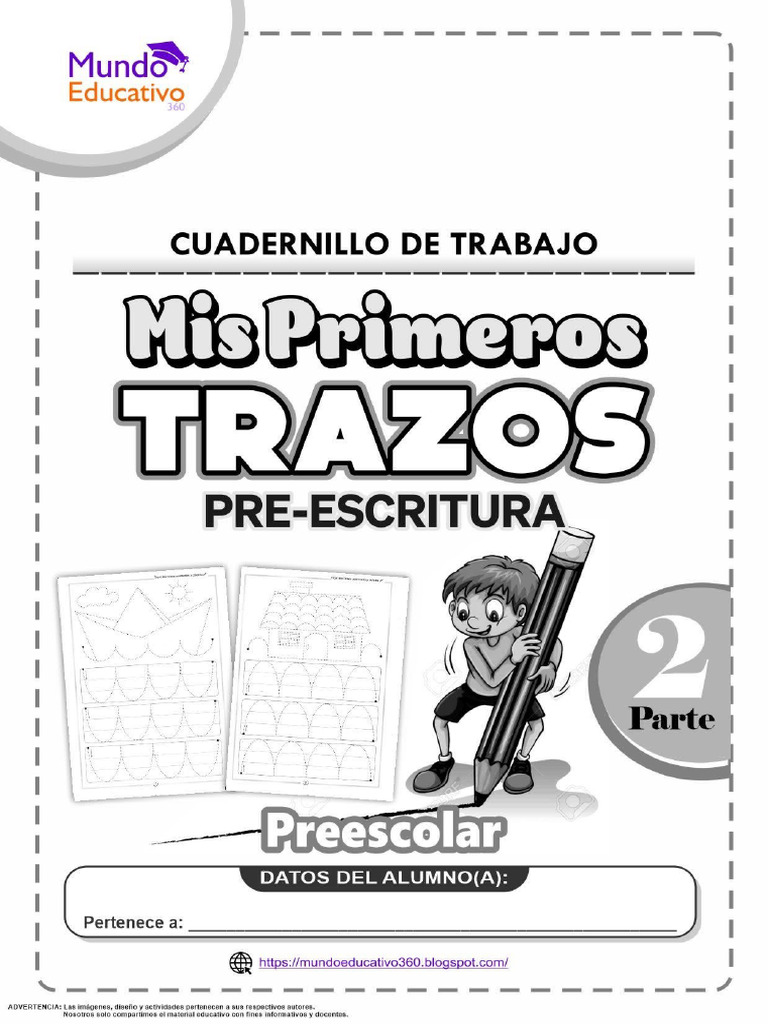 Cuadernillo Pre-Escritura Mis Primeros Trazos2 Me360 | PDF