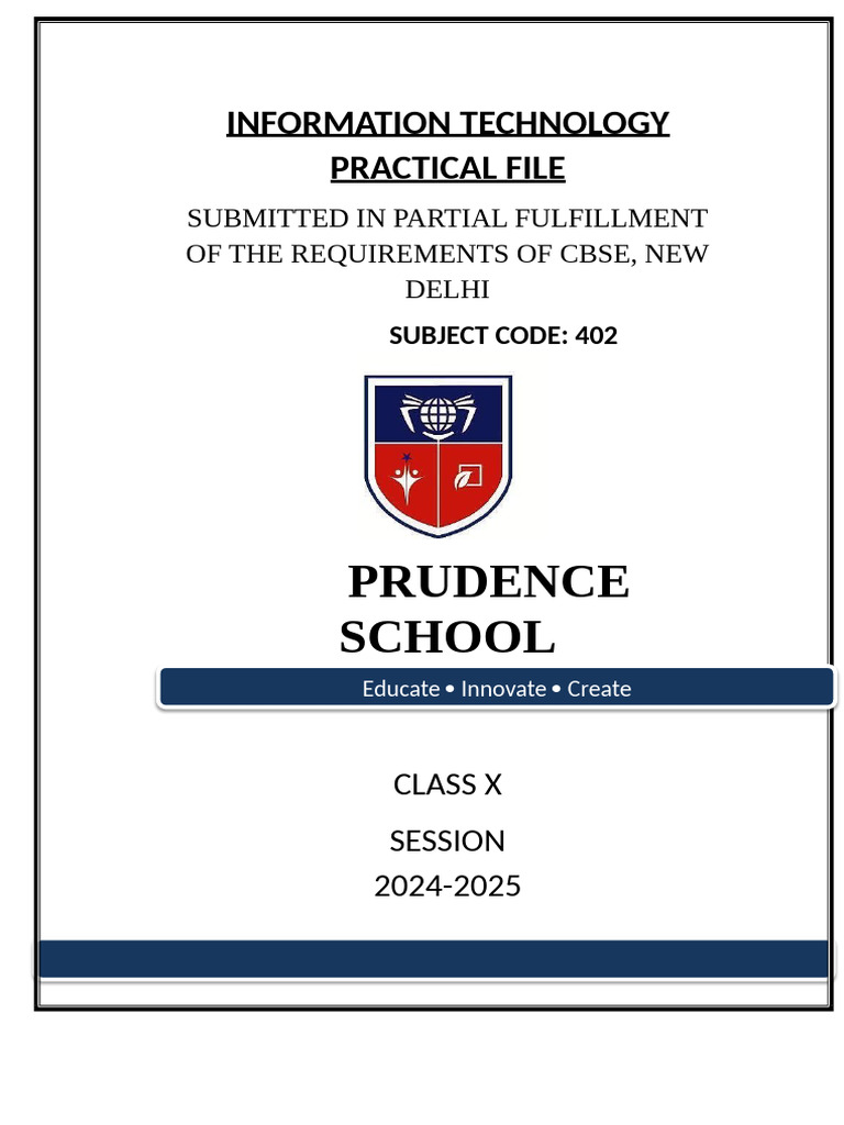 Information Technology Practical File Final | PDF | Sustainability | Cybercrime