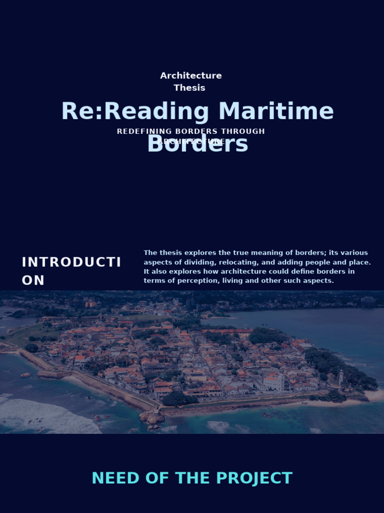 Redefining Maritime Borders Through Architecture | PDF