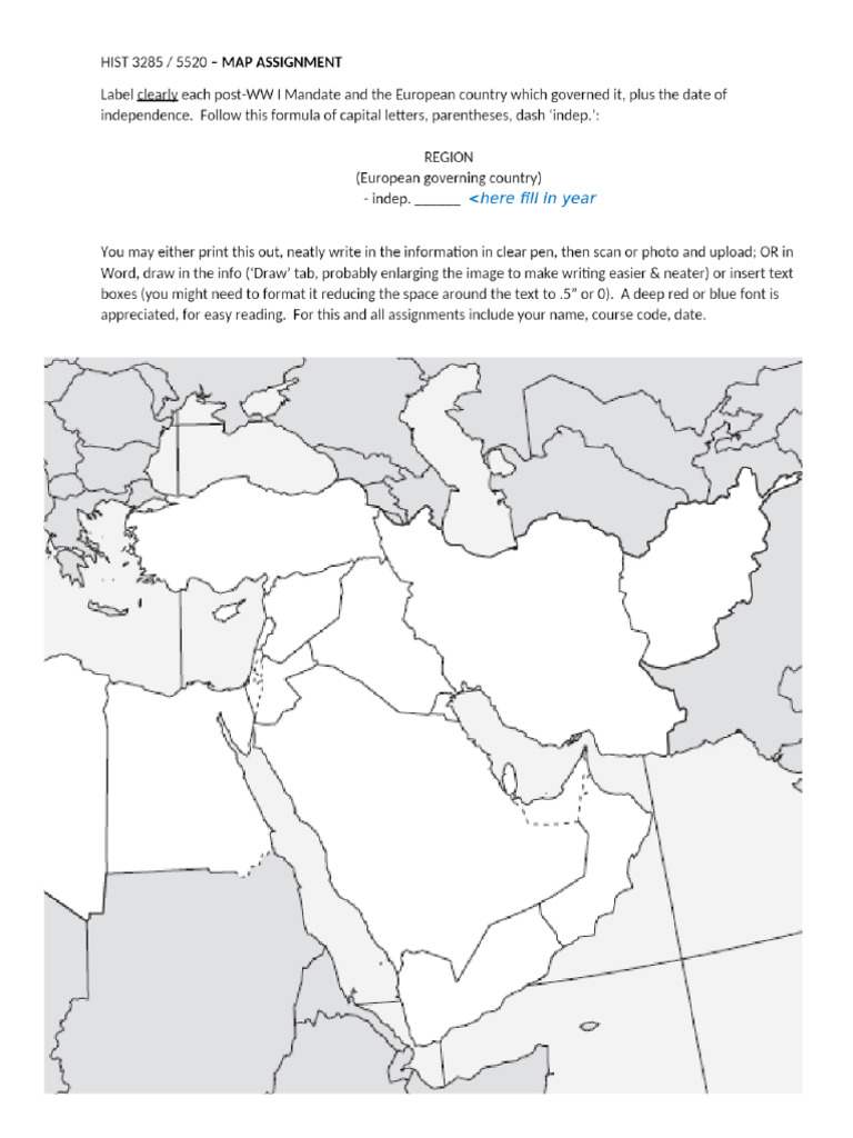Middle East Mandates Overview | PDF
