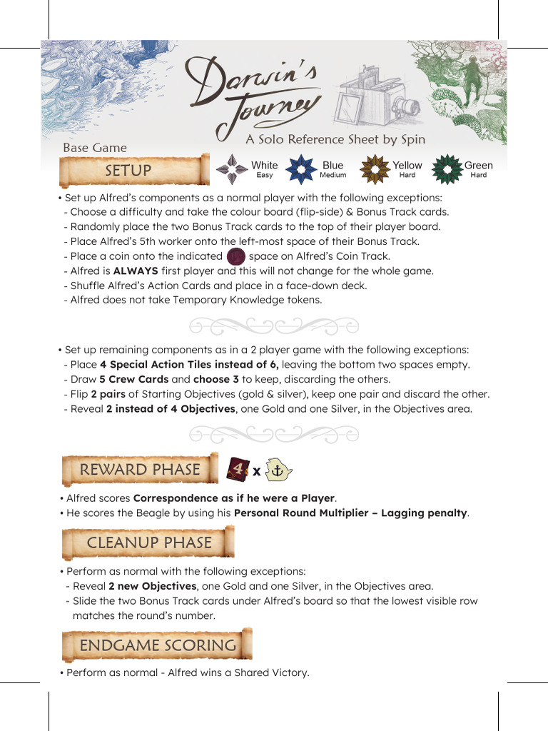 Darwins Journey SOLO v2.3 | PDF