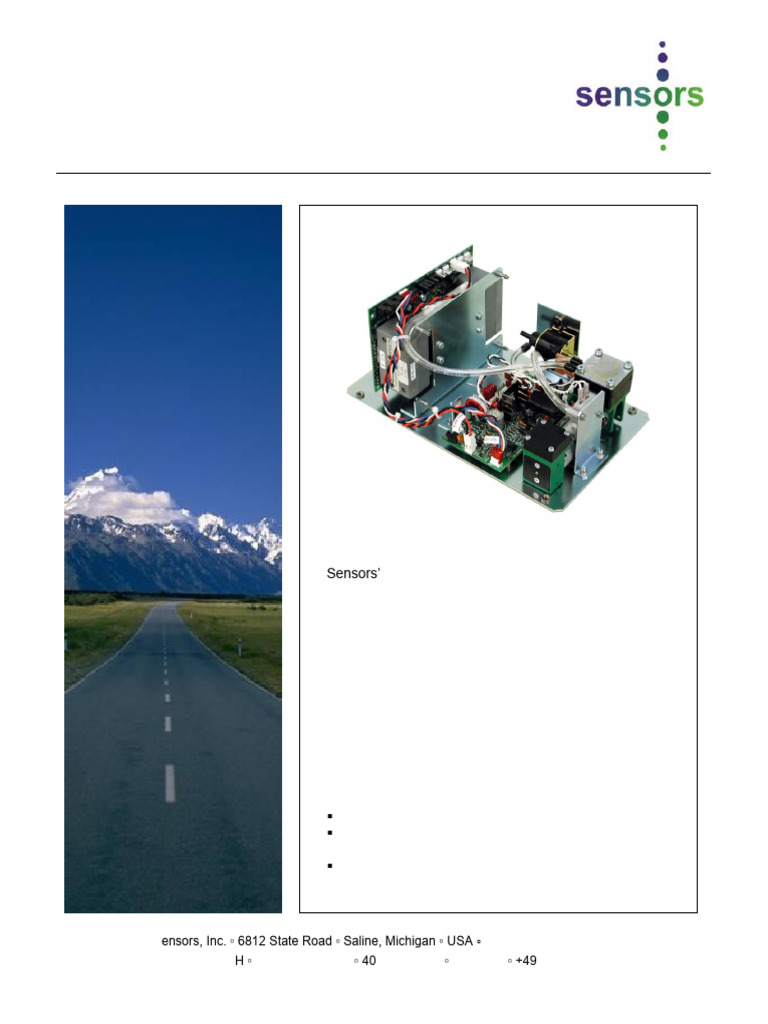 ficha tecnica sensors | PDF | Sensor