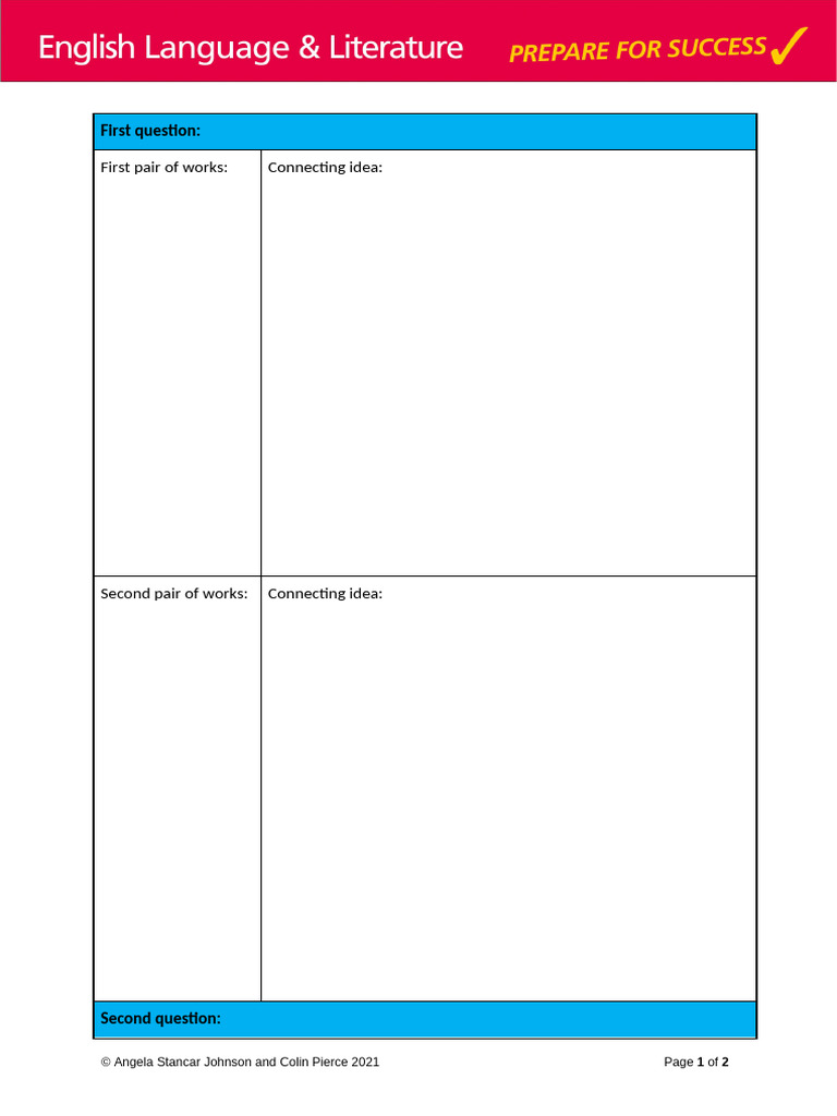 Analysis of Literary Connections | PDF