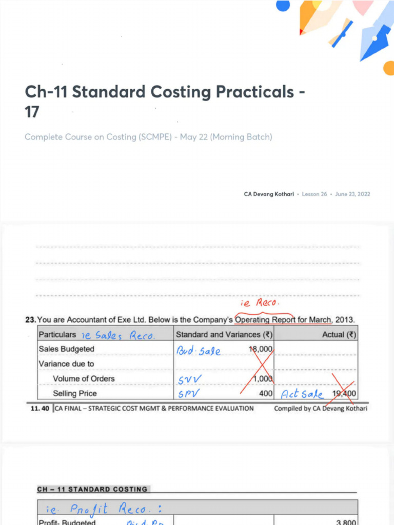 Ch11_Standard_Costing_Practicals__17_with_anno | PDF