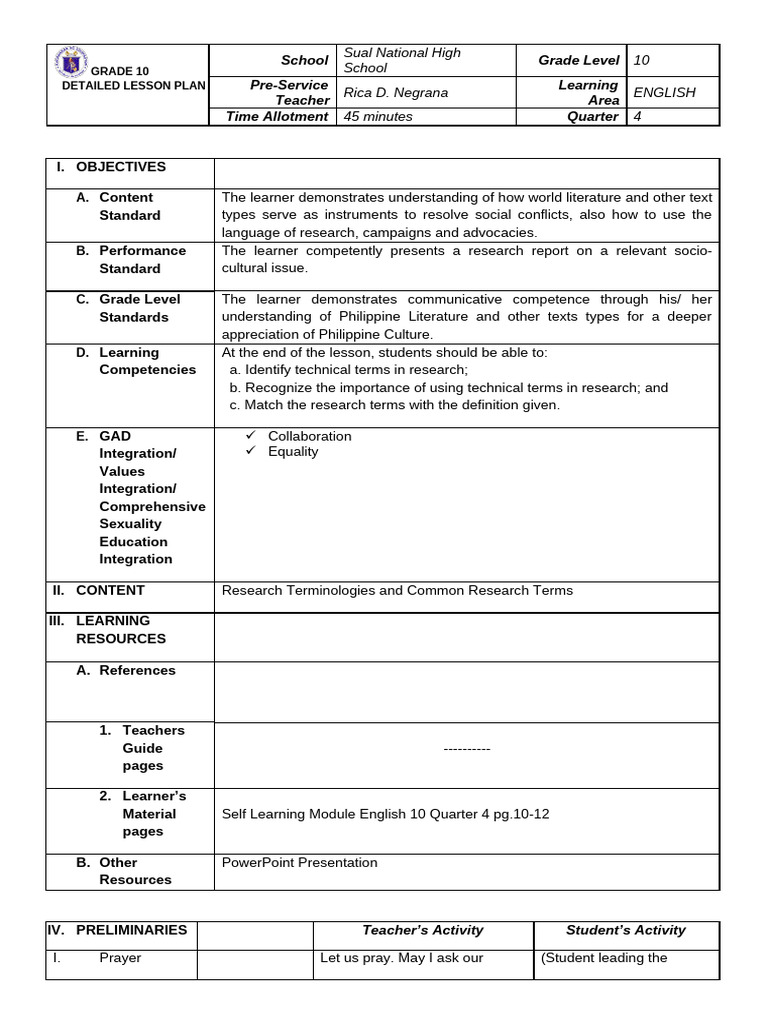 DLP Research Terminologies 1 Portrait (Revised) | PDF | Methodology | Theory