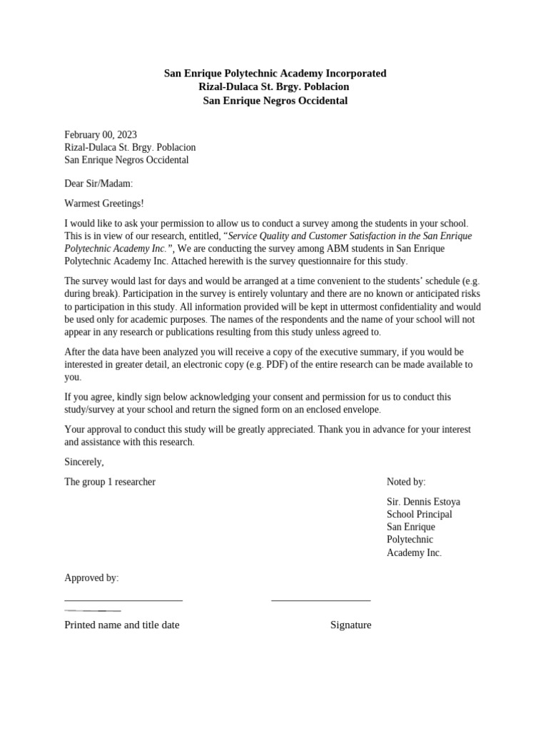 School Consent | PDF