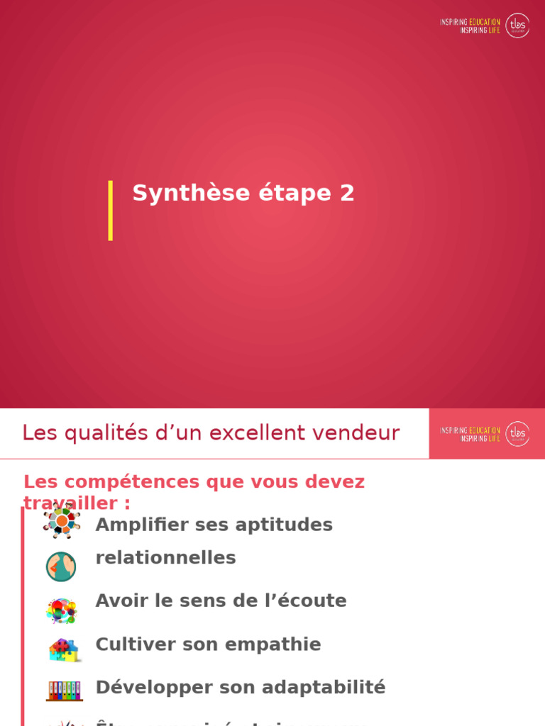Synthèse étape 2 | PDF