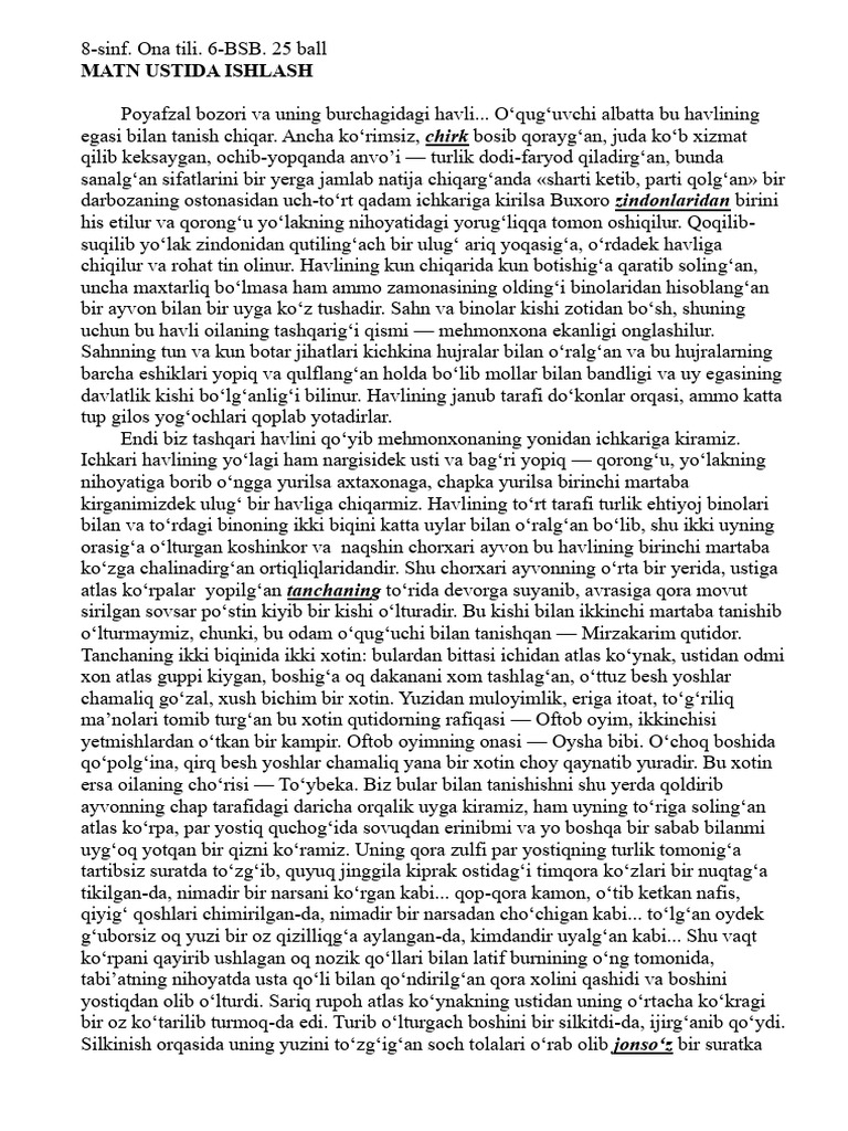 6-BSB Ona Tili | PDF