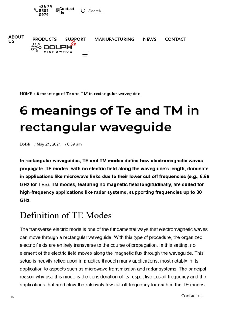 TE and TM Modes in Waveguides Explained | PDF | Waveguide | Waves