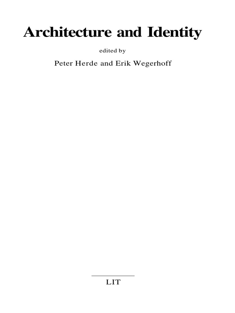 Architecture and Identity | PDF | Style | Architectural Design