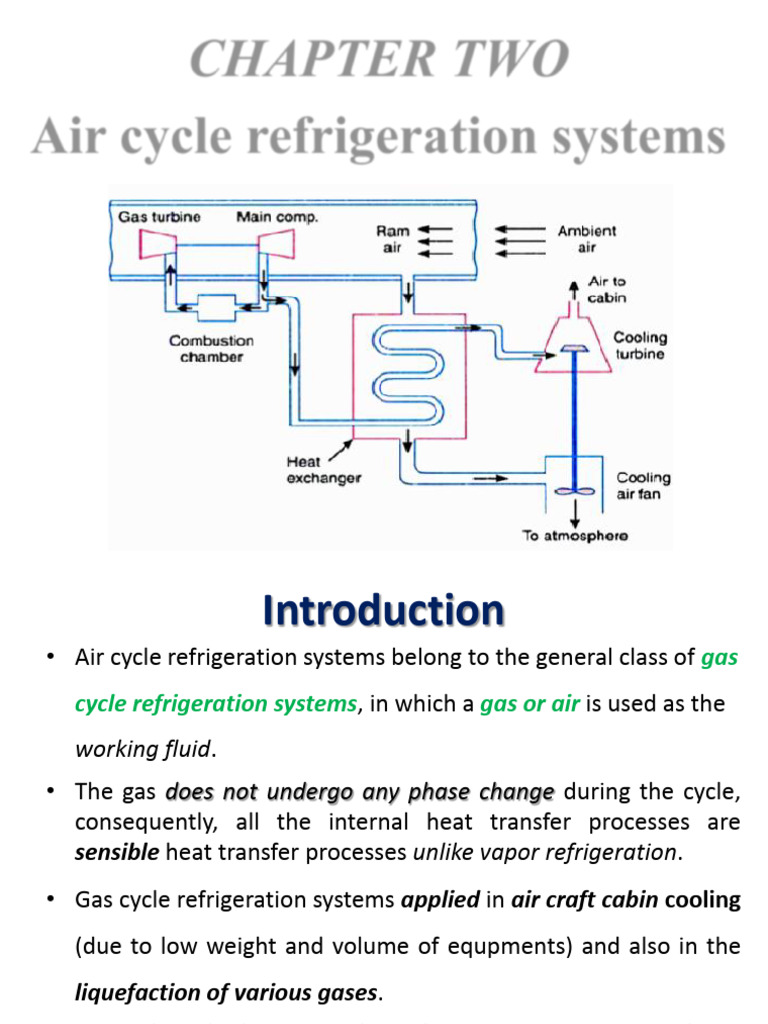 Aircraft Air Cycle Refrigeration | PDF | Refrigeration | Continuum ...