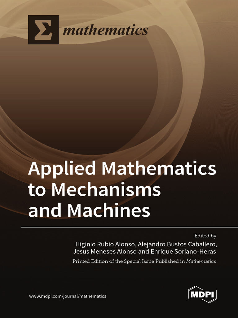 Applied Mathematics to Mechanisms and Machines | PDF | Mathematical Optimization | Equations