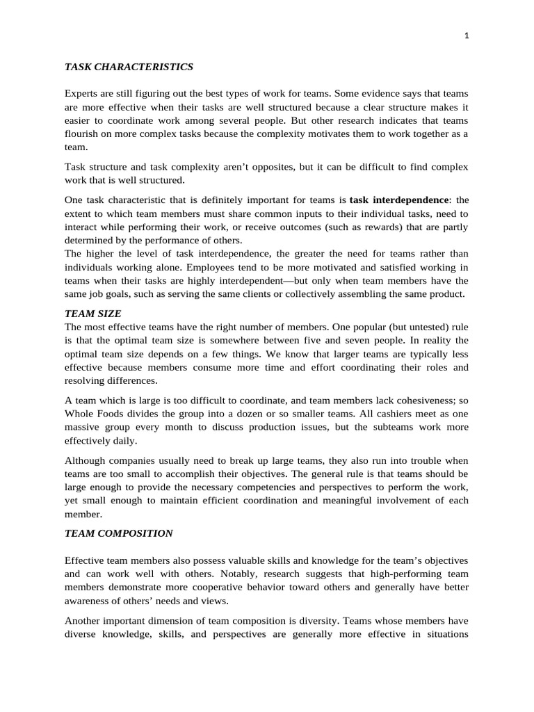BS 605 Module 3 Team Design Features | PDF | Knowledge | Cognition
