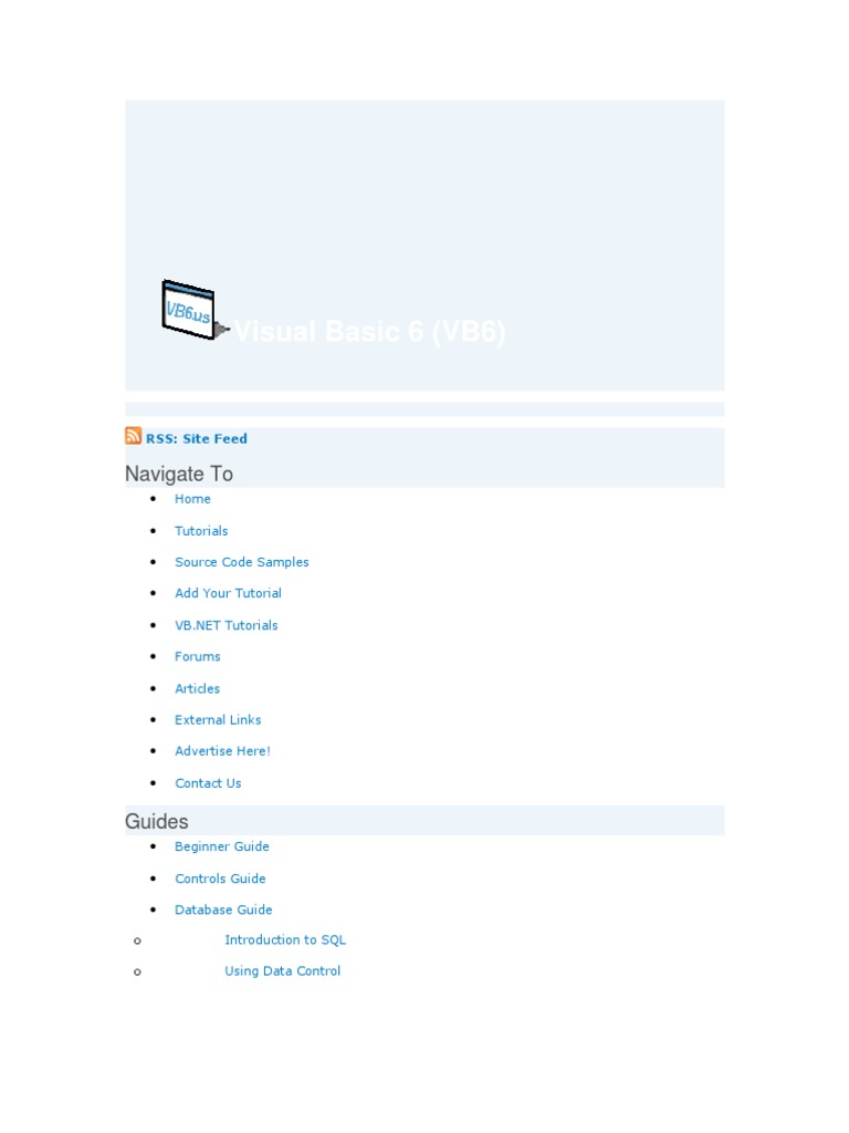 Visual Basic 6 And Ado Pdf Microsoft Access Active X Data Objects
