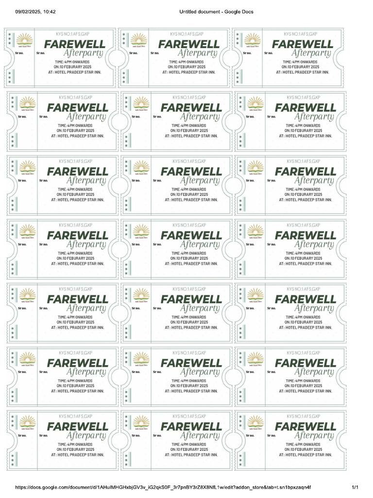 Farewell Pdf