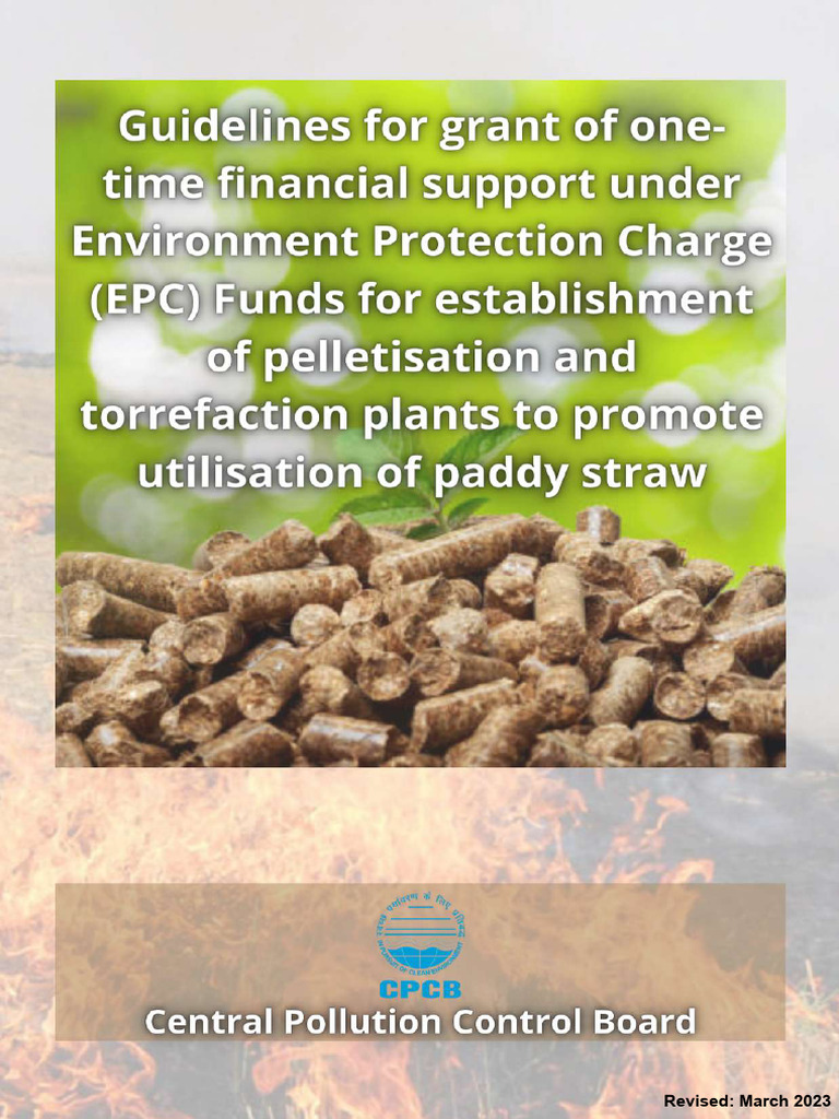 Guidelines for Paddy Straw Pelletization | PDF | Sustainable Technologies