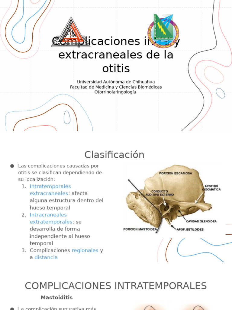 Complicaciones Intra y Extracraneales de La Otitis | PDF | Meningitis | Oído