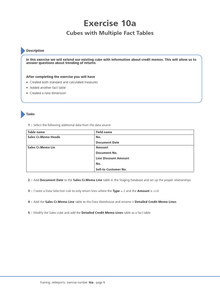 Exercise 10 JetReports | PDF | Data Warehouse | Computing