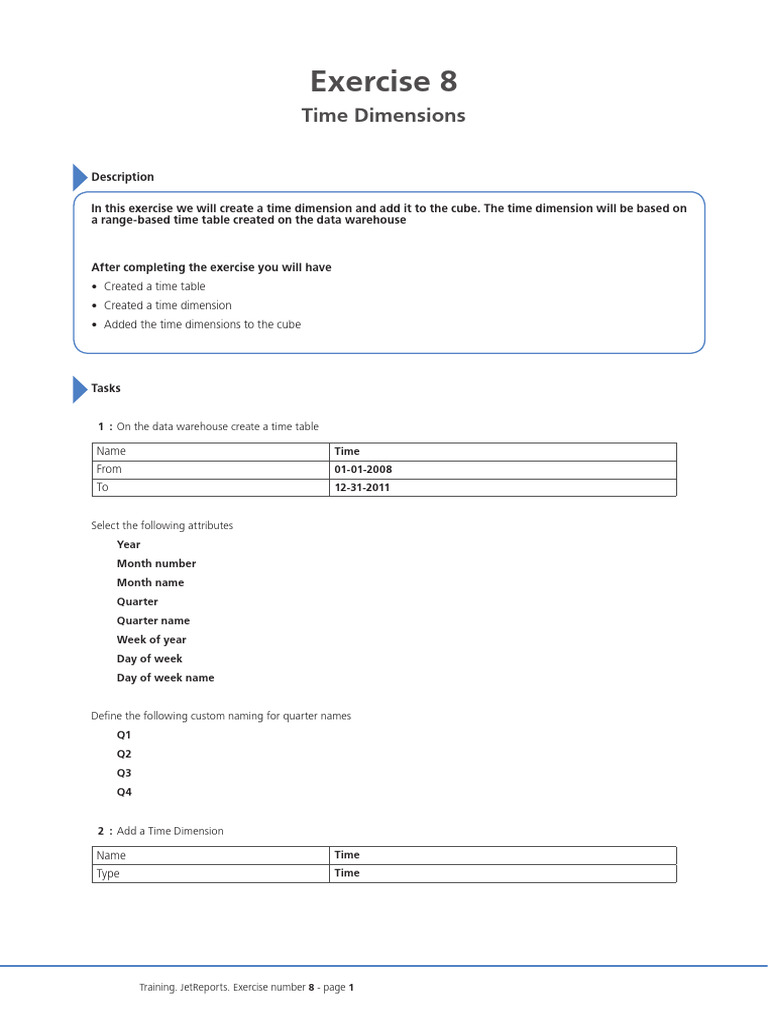 Exercise 08 JetReports | PDF