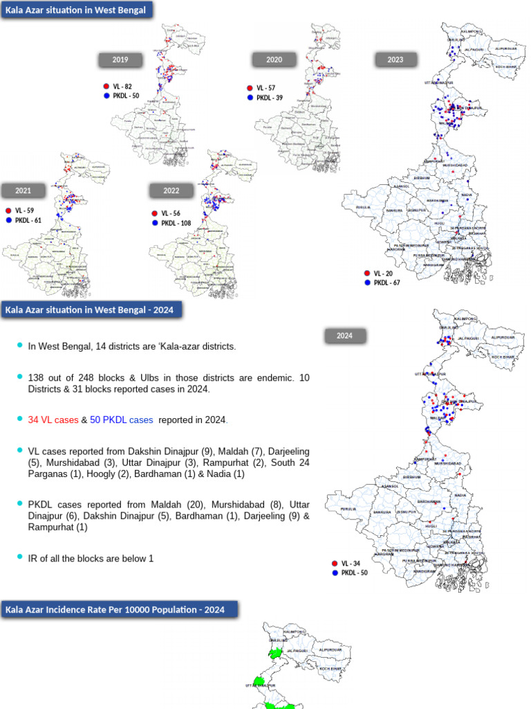 WB Kala Azar Update 2024-25 | PDF | Parasitology | Medical Treatments