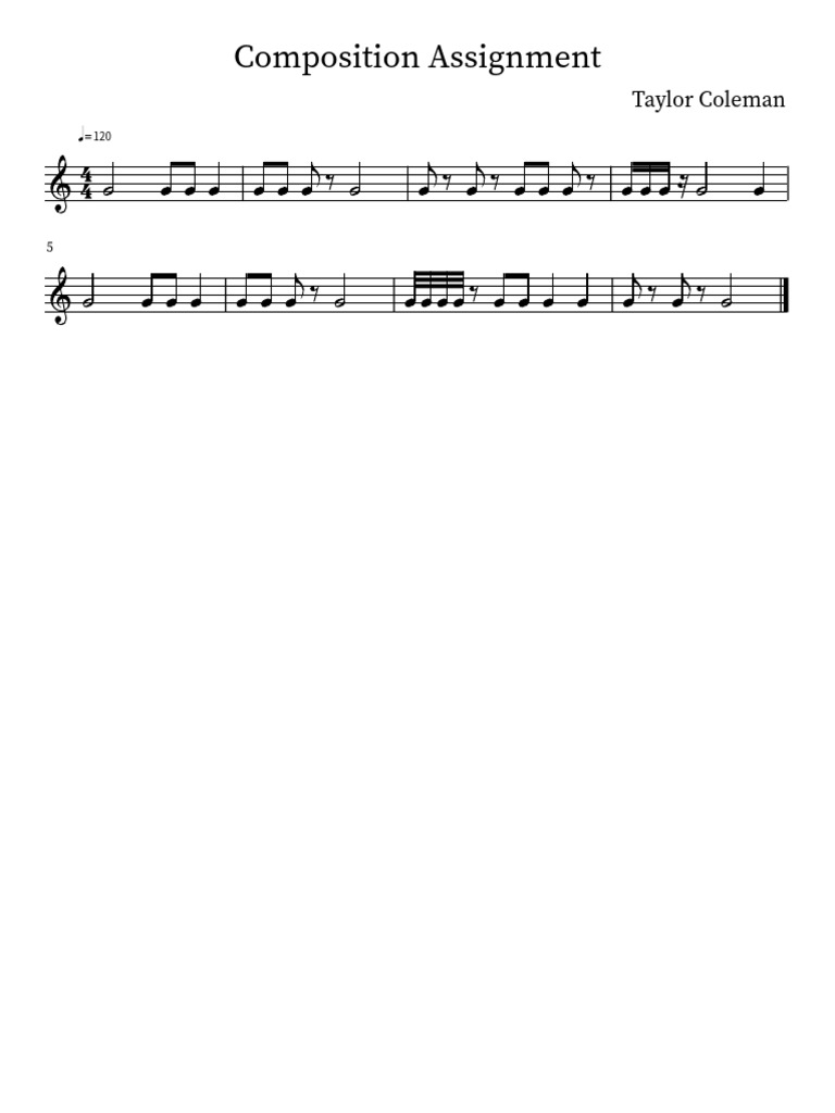 Composition Assignment | PDF