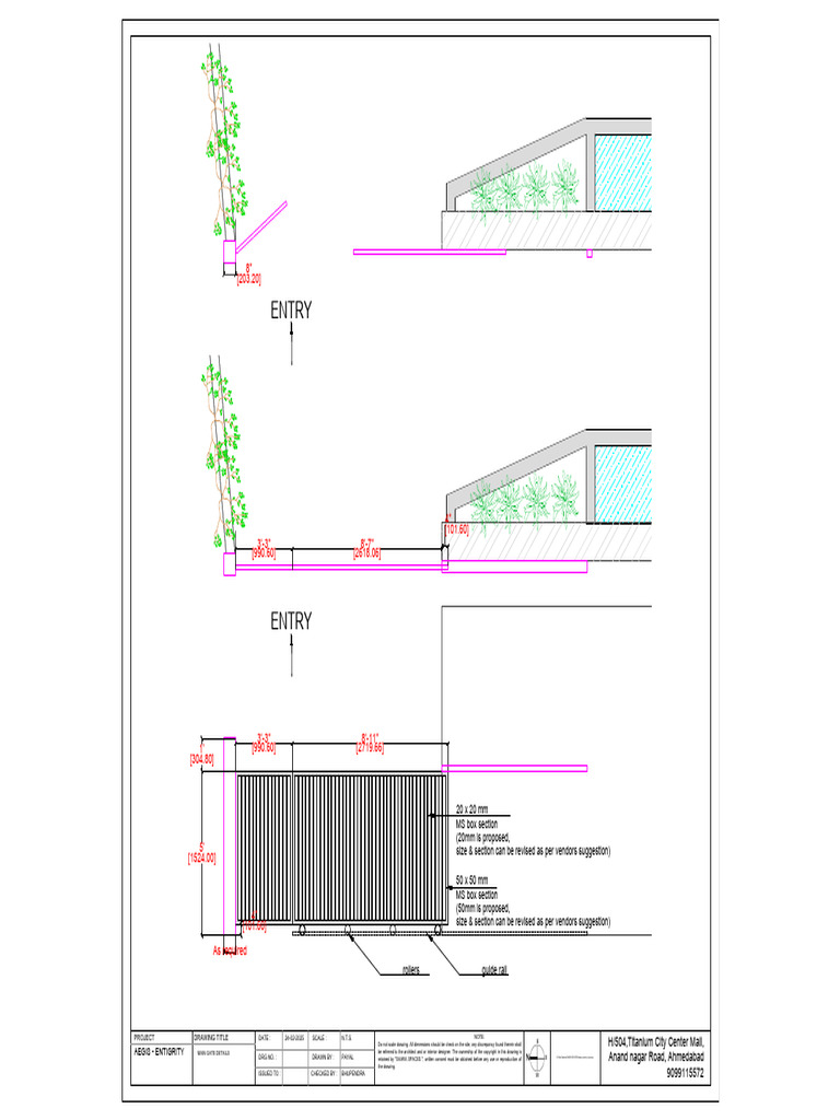 Aegis Ground Floor Main Gate Details 250224 | PDF