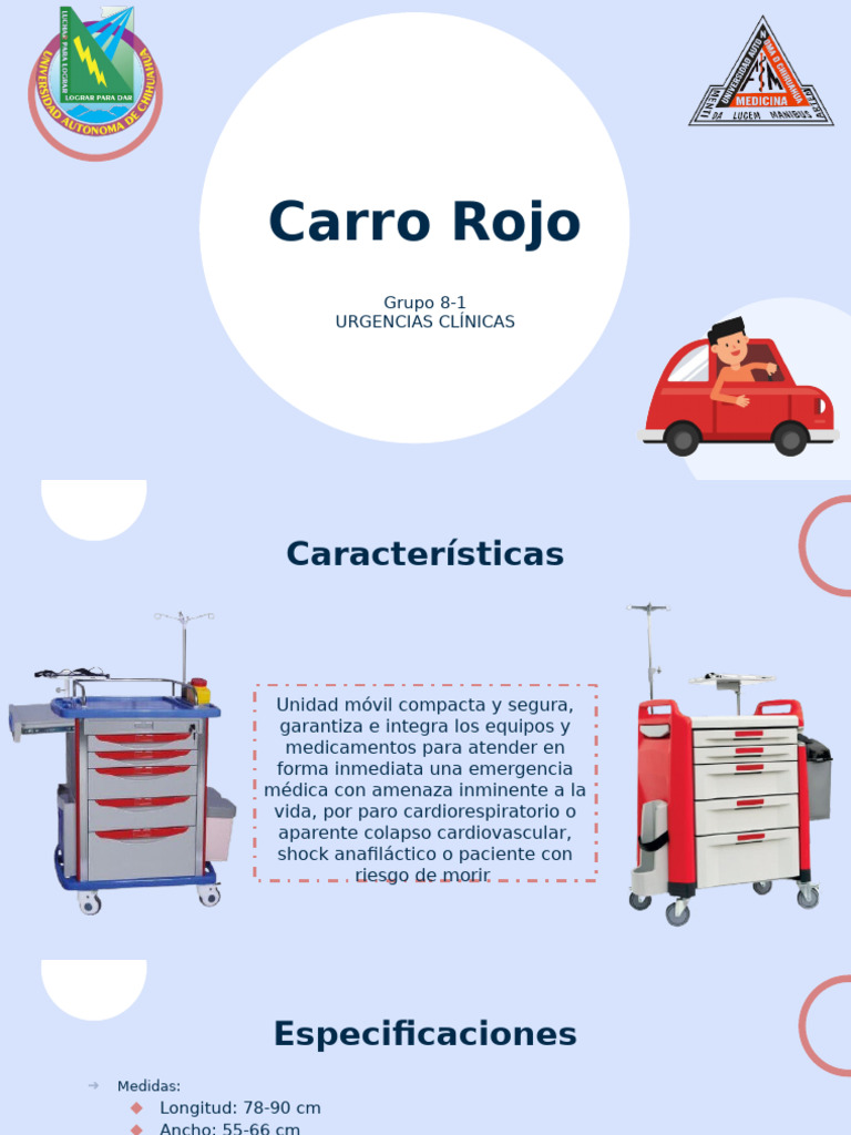 Carro Rojo | PDF | Medicina CLINICA | Especialidades Medicas