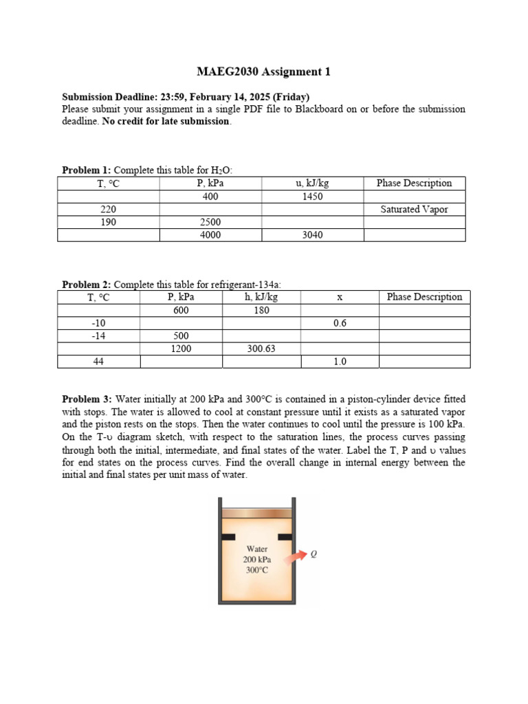 MAEG2030 Assignment 1 | PDF